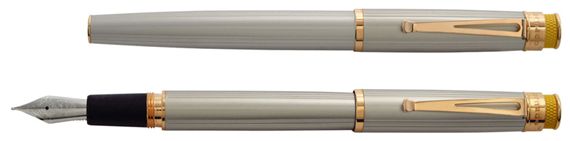 Retro 51 Tornado White Nickel EXT Fountain Pen