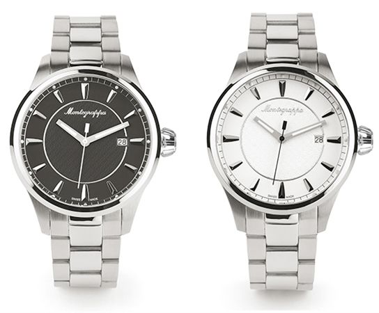 Montegrappa Men's Fortuna Steel Band Watch