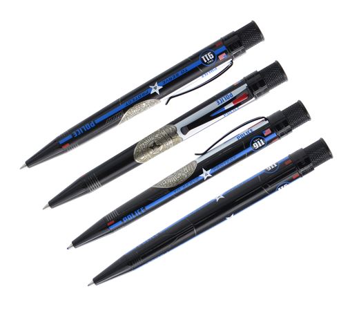 Retro 51 Limited Edition Popper Police Shields Rollerball/Ballpoint Pen