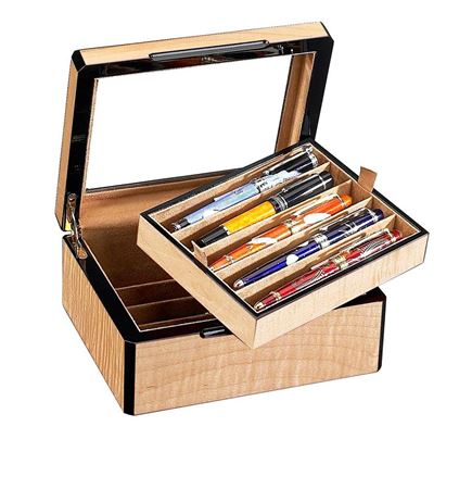 Venlo Blond 10 Slot Pen Box | Fahrney's Pens