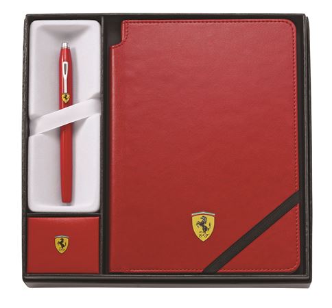 Cross Scuderia Ferrari Century II Rollerball - Red Journal Set