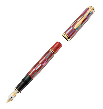 Pelikan Limited Edition Souveran M1000 Raden Red Infinity Fountain Pen ...