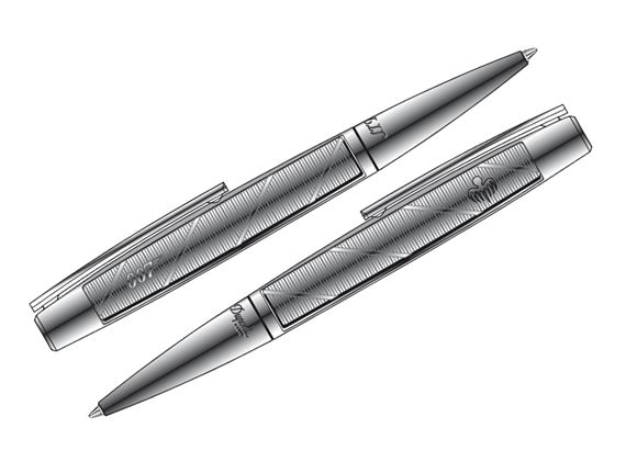 Dupont James Bond Spectre 007 Defi Ballpoint Pen