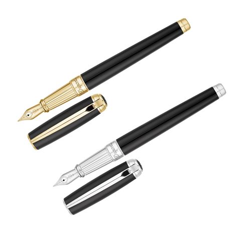 Dupont Line D Large Black Fountain Pen