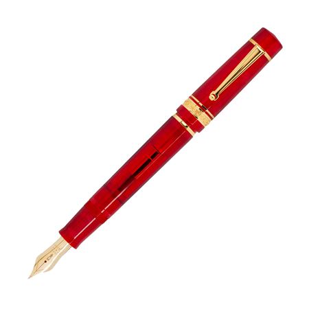 Delta Limited Edition Historic Rare Material 18K Fountain Pen Red/Noble ...