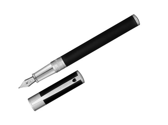 Dupont Special Purchase D Initial Fountain Pen M nib Matte Black