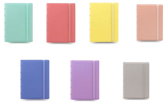 Filofax Pocket Refillable Notebook Pastel