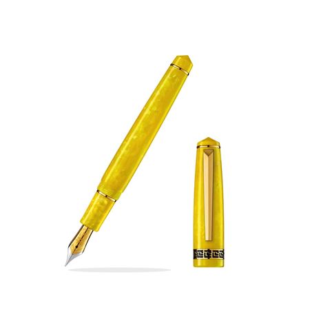Laban Rosa 9892 Fountain Pen - Sunny Yellow Extra Fine