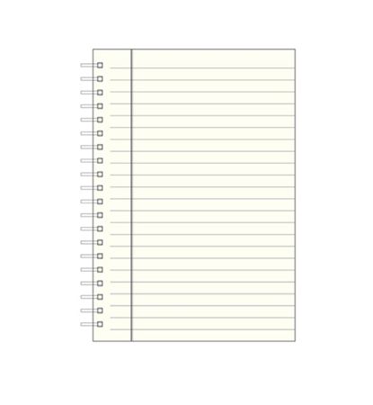 Graphic Image Spiral Notebook Refill For JS7