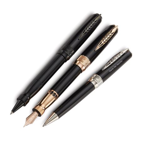 Pineider La Grande Bellezza Rocco Black Rollerball Pen
