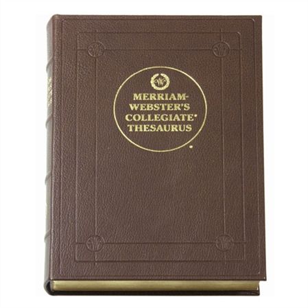 Graphic Image Leather-Bound Thesaurus
