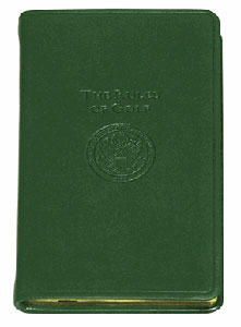 Graphic Image Usga Official Rules Of Golf Book Green