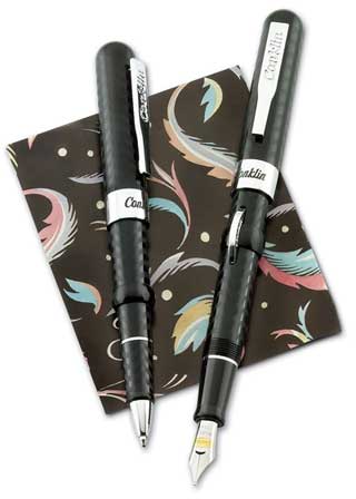 Conklin Mark Twain Crescent Chase Black Ballpoint Pen